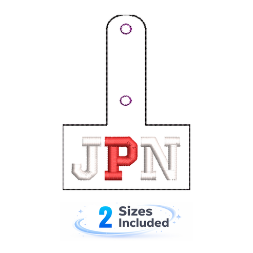 Japan Keyfob - Embroidery Design – Effortless Embroidery